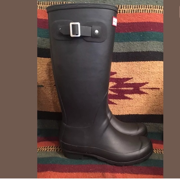 Hunter | Shoes | Hunter Black Waterproof Equestrian Horse Barn Rain ...